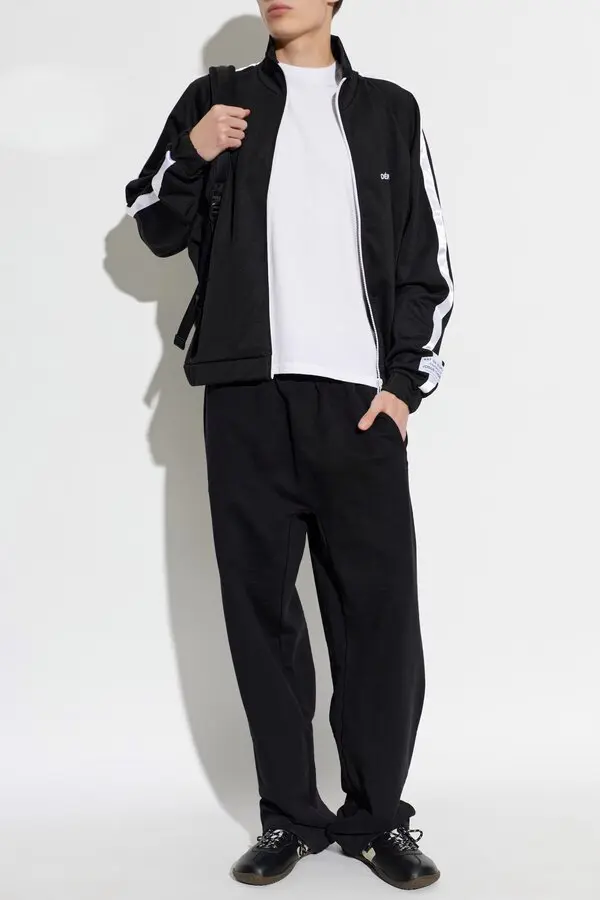 GALLERY DEPT. Logo Zip Up Track Jacket - Black