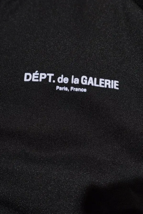 GALLERY DEPT. Logo Zip Up Track Jacket - Black