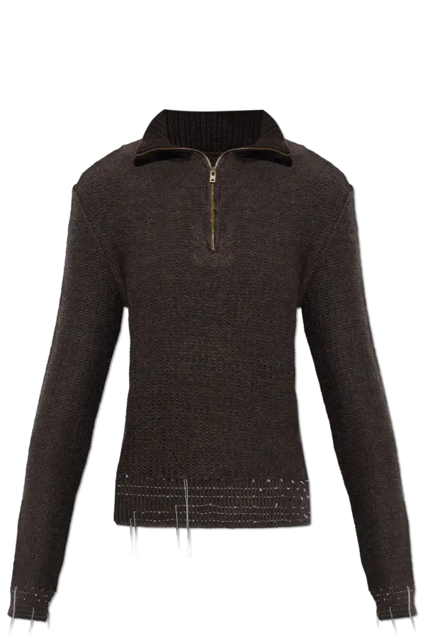 MAISON MARGIELA Sweater With Decorative Threads