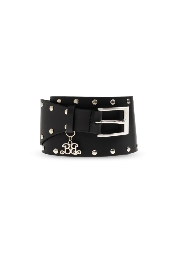 GESTUZ X Barbie Leather Waist Belt - Black