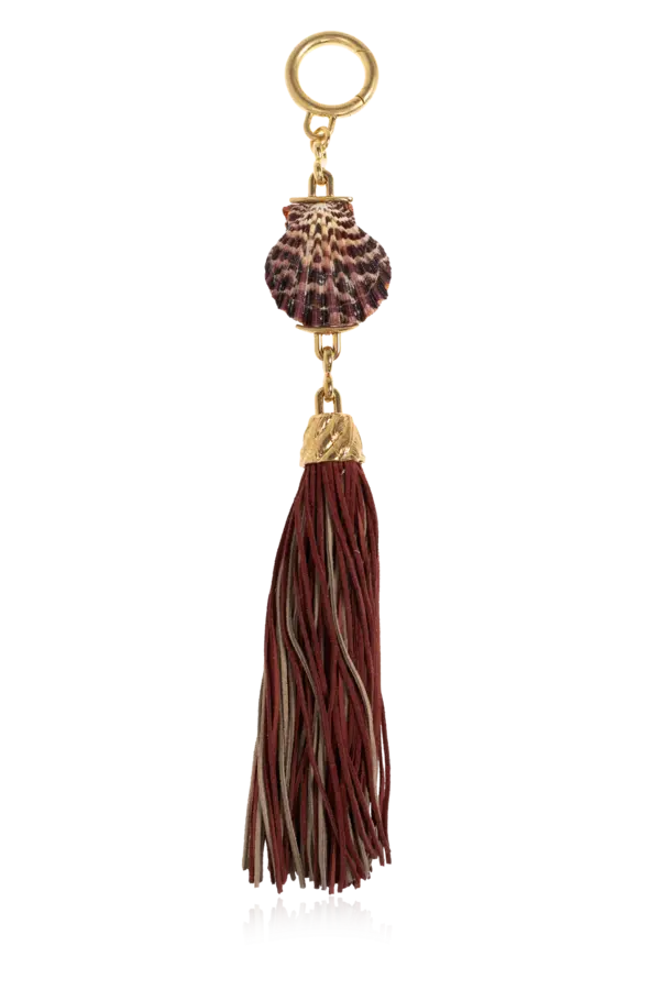 Balmain Bag Charm - Burgundy