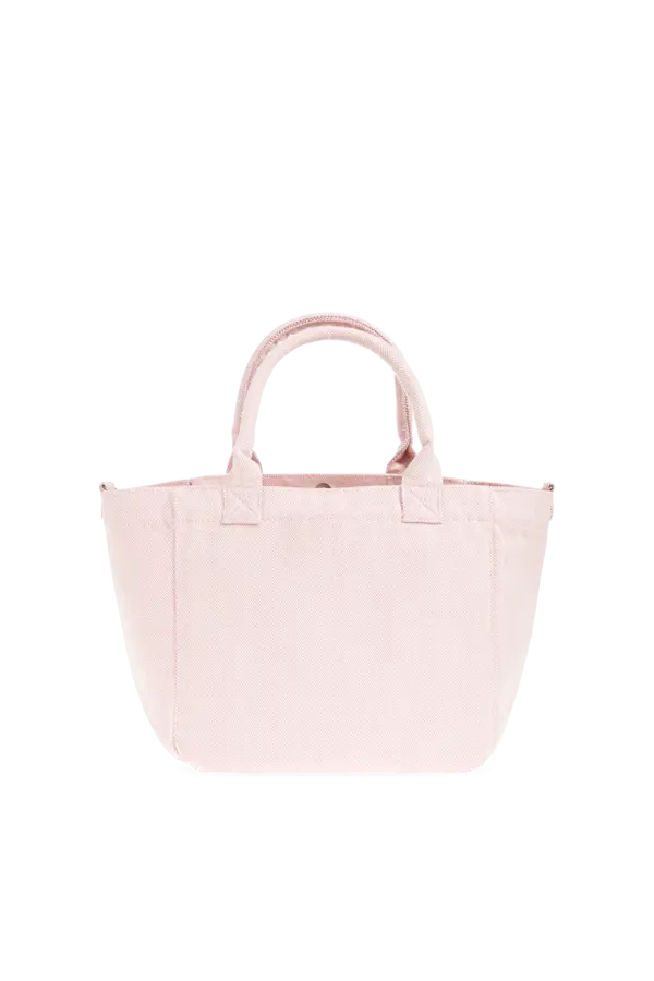 GANNI Logo Shopper Bag - Pink