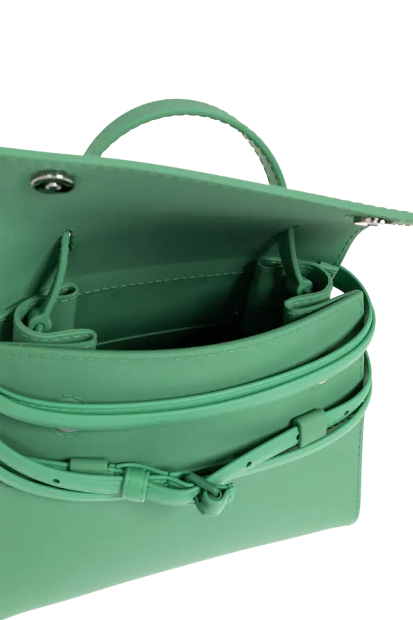 Moschino Handbag With Logo - Green