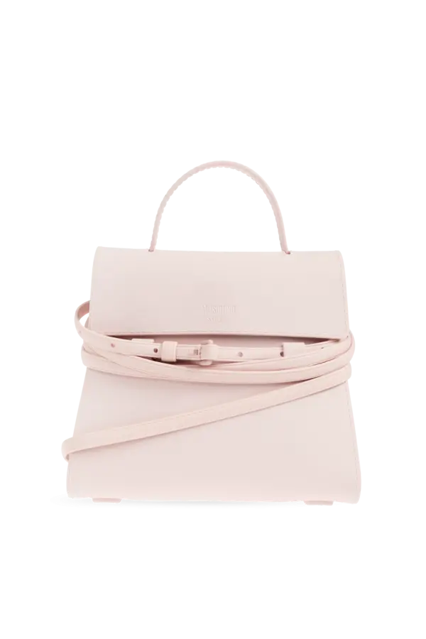 Moschino Handbag With Logo - Pink