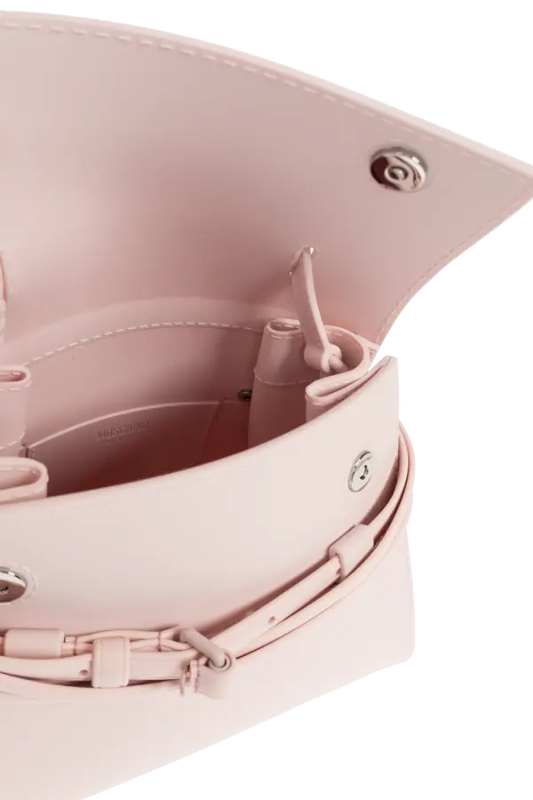 Moschino Handbag With Logo - Pink
