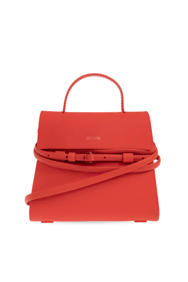 Moschino Logo Handbag - Red