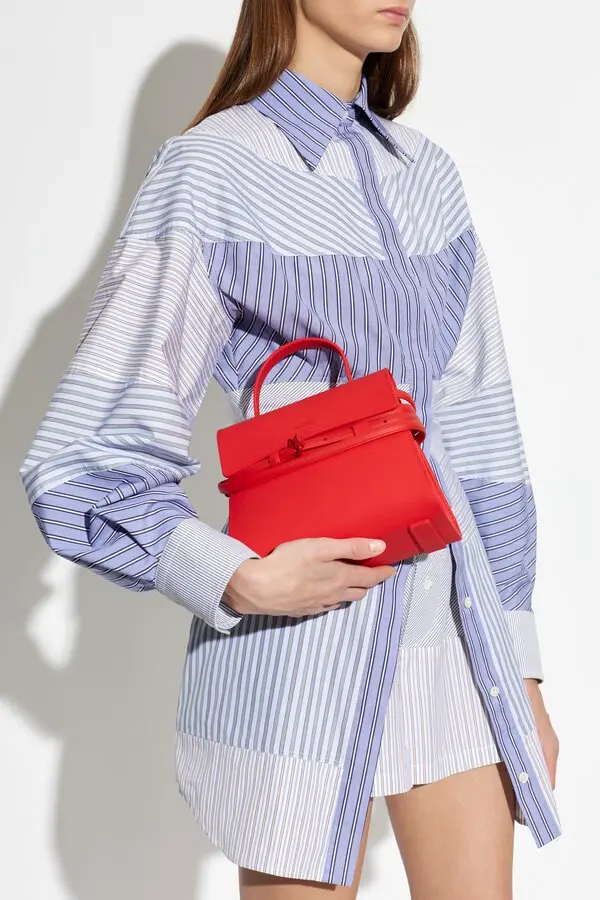 Moschino Logo Handbag - Red