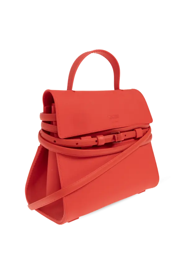 Moschino Logo Handbag - Red