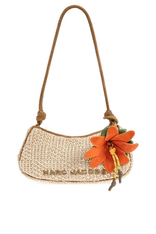 Marc Jacobs Logo Shoulder Bag - Beige