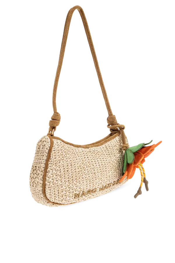 Marc Jacobs Logo Shoulder Bag - Beige