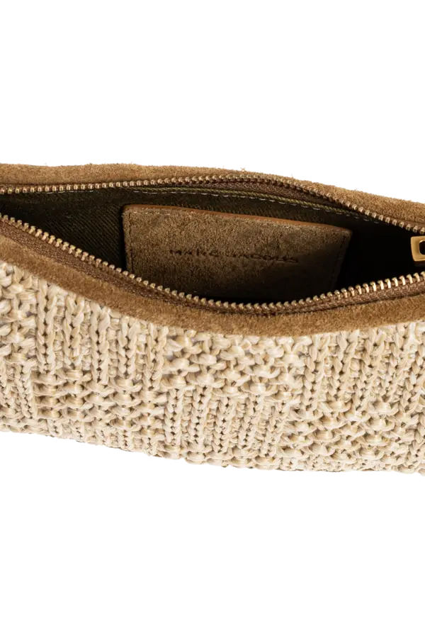 Marc Jacobs Logo Shoulder Bag - Beige