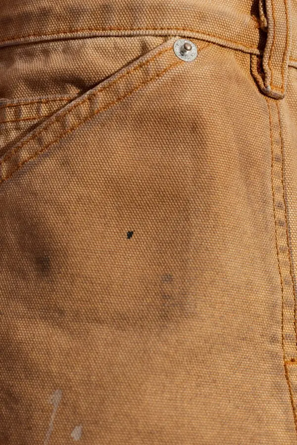 GALLERY DEPT. Vintage-effect Denim Shorts - Brown