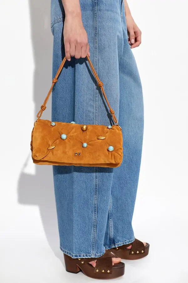 Cult Gaia Amalia Mini Bag - Brown