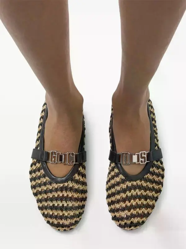 Gcds Woven Ballet Flats