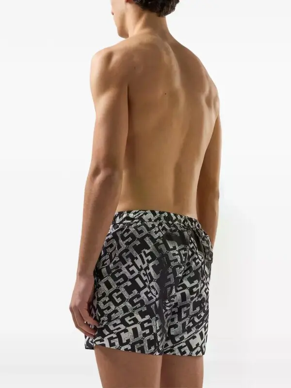 Gcds Monogram Pattern Swim Shorts