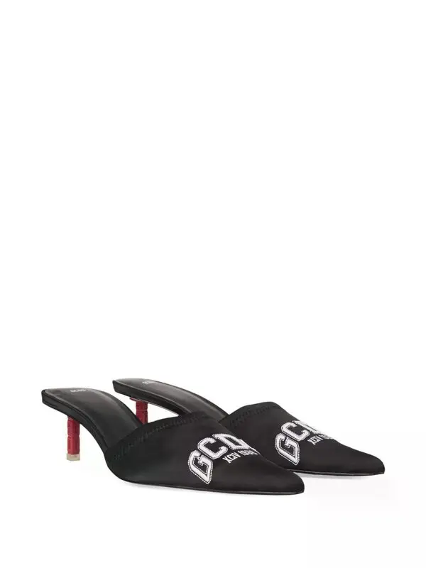 Gcds Logo-embroidered Mules