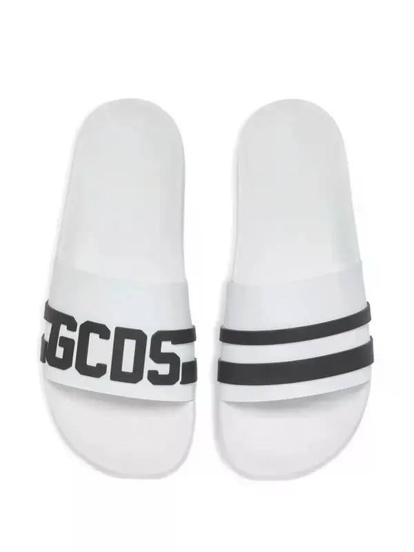 Gcds Logo Chain Pool Slides - White