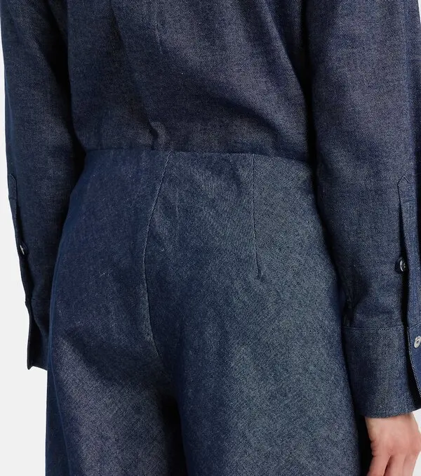 Vince Colette Wide-leg Pants - Blue