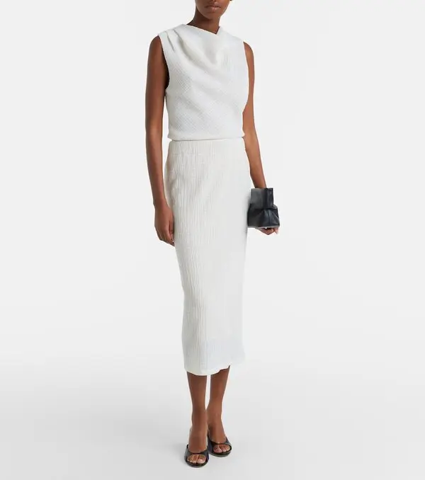 Vince Draped Knitted Top