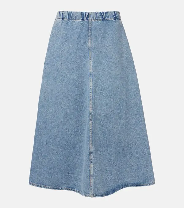 AGOLDE X Maria Mcmanus Denim Midi Skirt