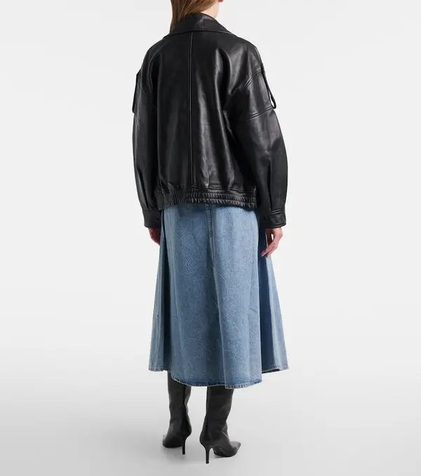 AGOLDE X Maria Mcmanus Denim Midi Skirt