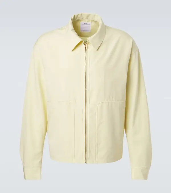 Visvim Somer Silk And Wool Jacket - Yellow