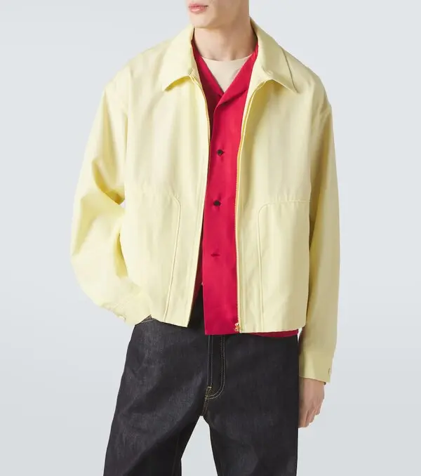 Visvim Somer Silk And Wool Jacket - Yellow