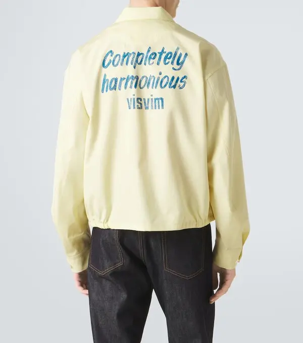 Visvim Somer Silk And Wool Jacket - Yellow