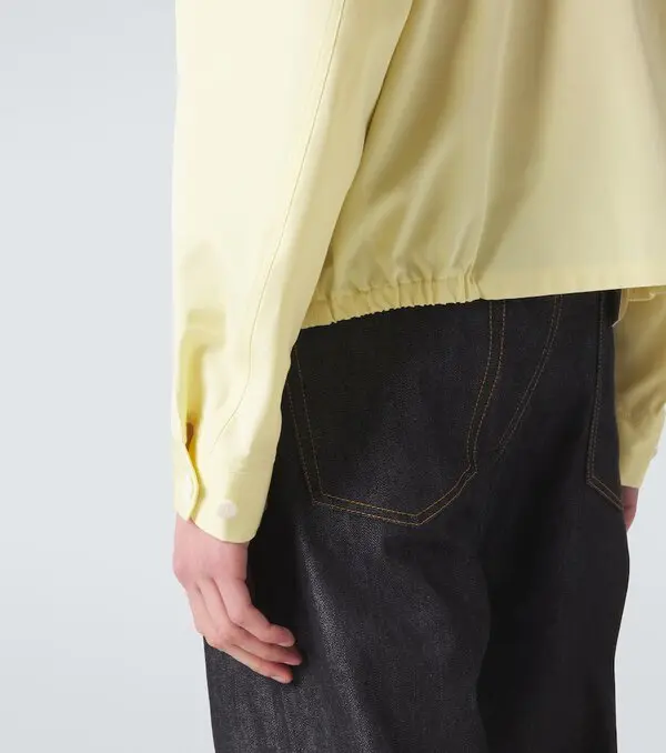 Visvim Somer Silk And Wool Jacket - Yellow
