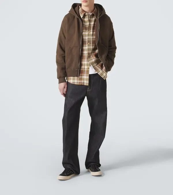 Visvim Jumbo Cotton Jersey Hoodie - Brown