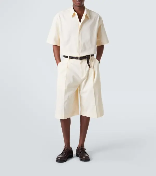 Studio Nicholson Fowld Bermuda Shorts