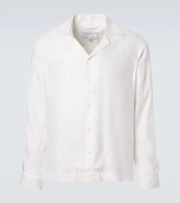 Frescobol Carioca Safra Linen-blend Shirt - White