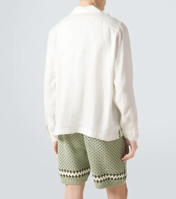 Frescobol Carioca Safra Linen-blend Shirt - White