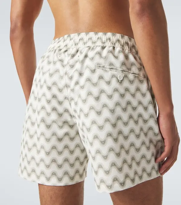 Frescobol Carioca Rio Printed Swim Trunks - Green