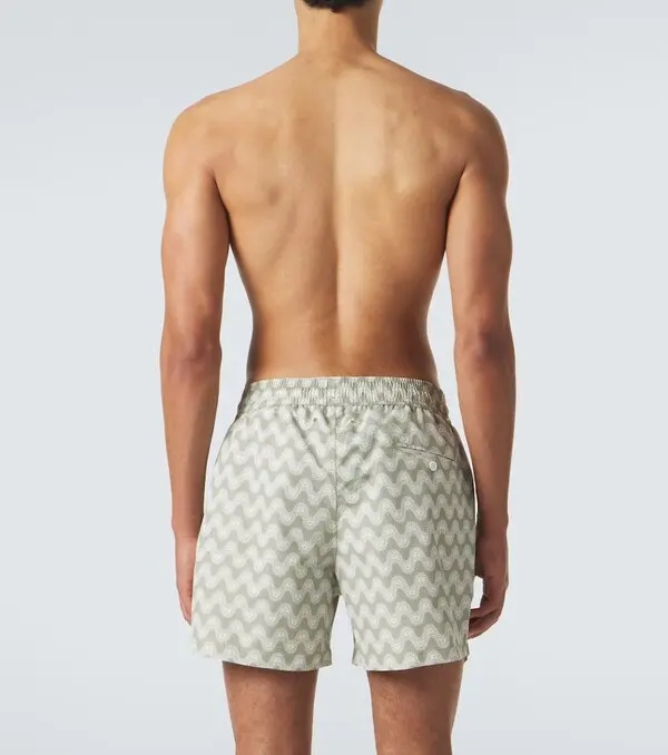 Frescobol Carioca Rio Printed Swim Trunks