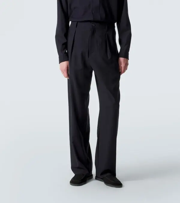 Giorgio Armani Wool Straight Pants