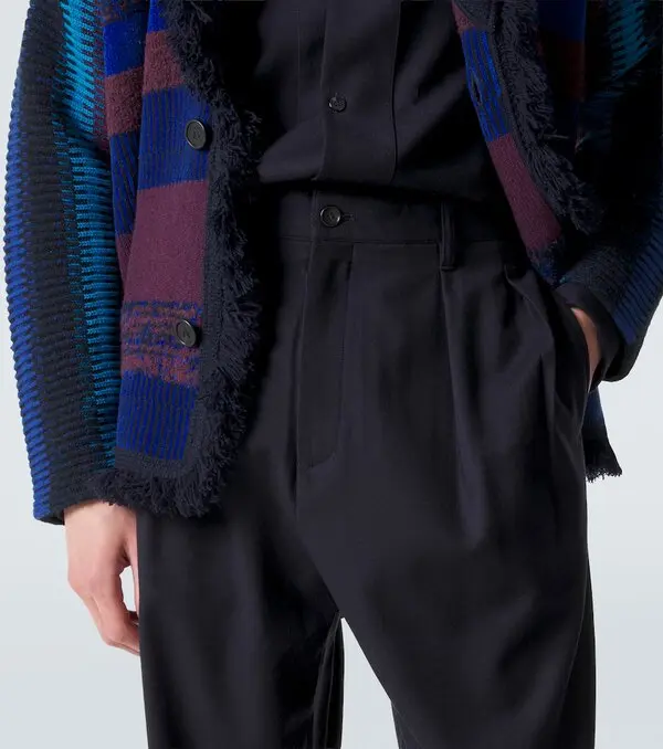 Giorgio Armani Wool Straight Pants