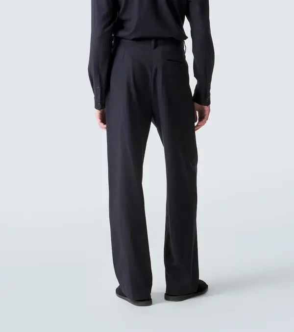 Giorgio Armani Wool Straight Pants