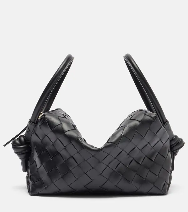 Bottega Veneta Loop Small Leather Tote - Black