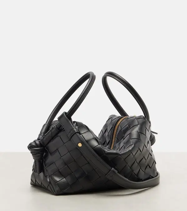 Bottega Veneta Loop Small Leather Tote - Black