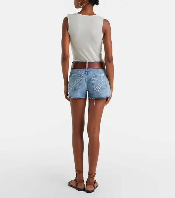 7 For All Mankind June Denim Shorts