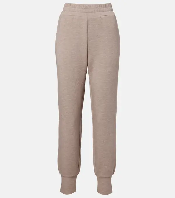 Varley Slim Fit Track Pants - Beige