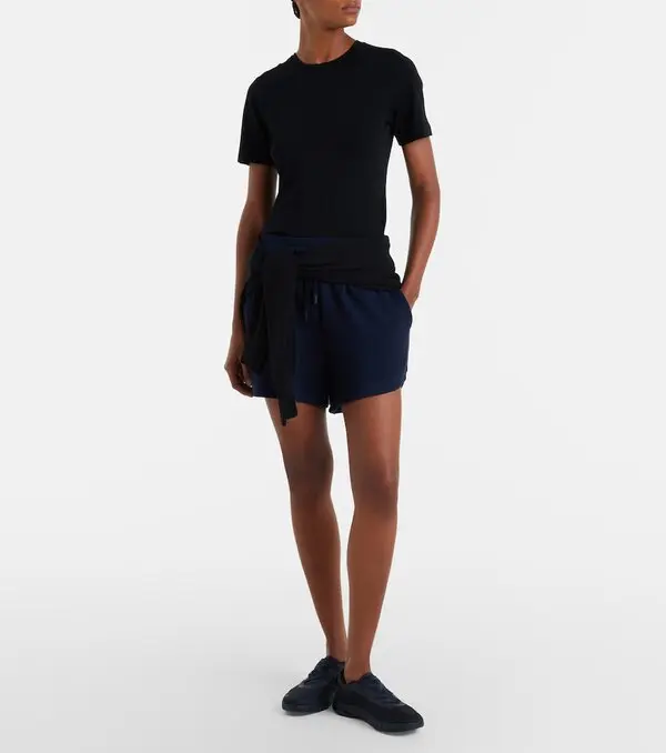 Varley Ollie High-rise Shorts - Blue
