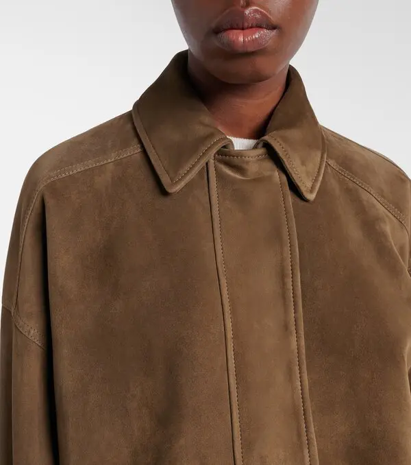 Brunello Cucinelli Suede Jacket - Green