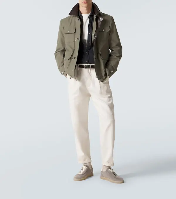 Brunello Cucinelli Cotton-blend Gabardine Field Jacket