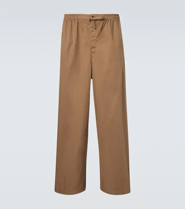 LEMAIRE Cotton Twill Wide-leg Pants