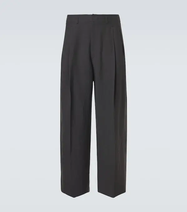 LEMAIRE Pleated Gabardine Wide-leg Pants