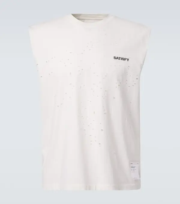 Satisfy Mothtech Cotton Jersey Top - White