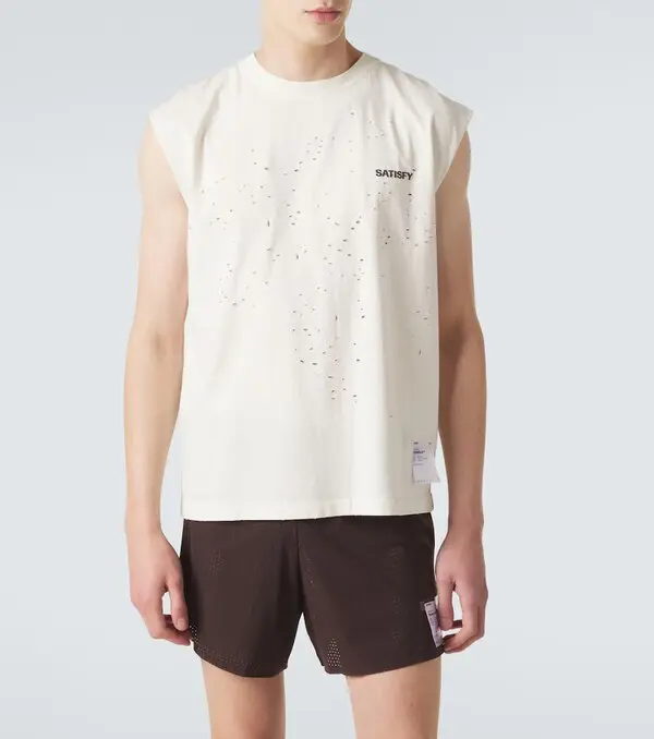 Satisfy Mothtech Cotton Jersey Top - White