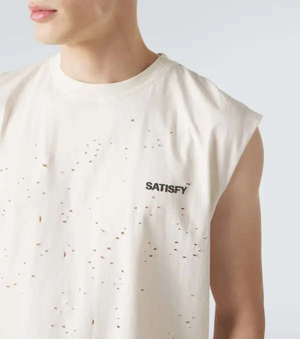 Satisfy Mothtech Cotton Jersey Top - White
